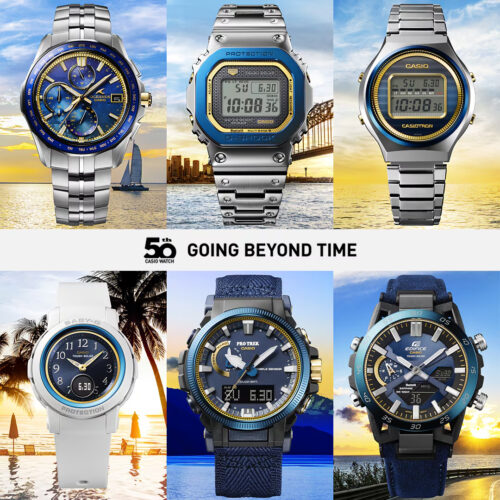 [PRODUCTS] CASIO WATCH 50TH ANNIVERSARY - SKY AND SEA | VHSMAG