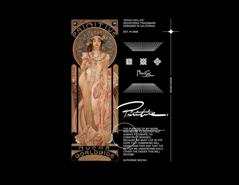 [LOOKBOOK] PRIMITIVE - TUPAC & ALPHONSE MUCHA COLLECTION | VHSMAG