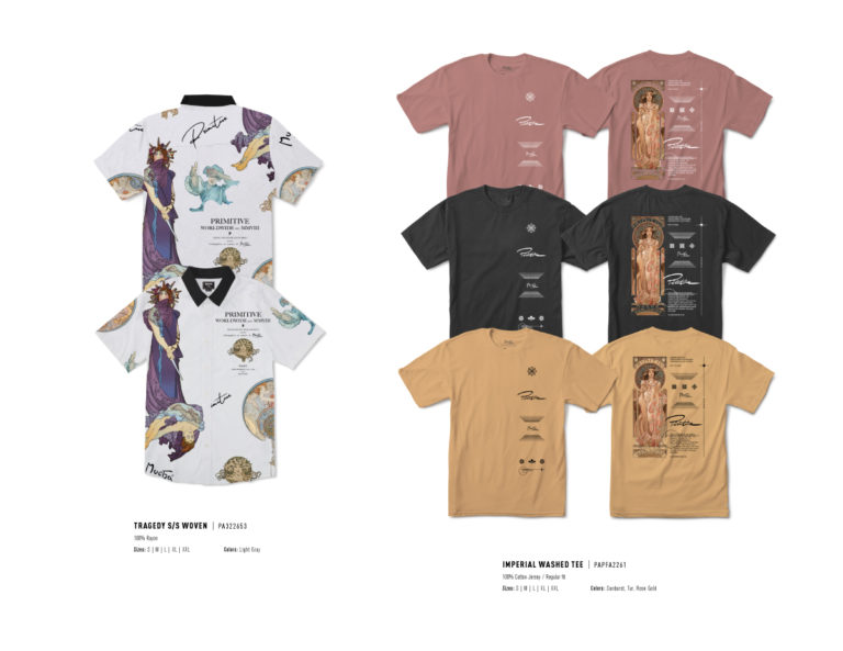 [LOOKBOOK] PRIMITIVE - TUPAC & ALPHONSE MUCHA COLLECTION | VHSMAG