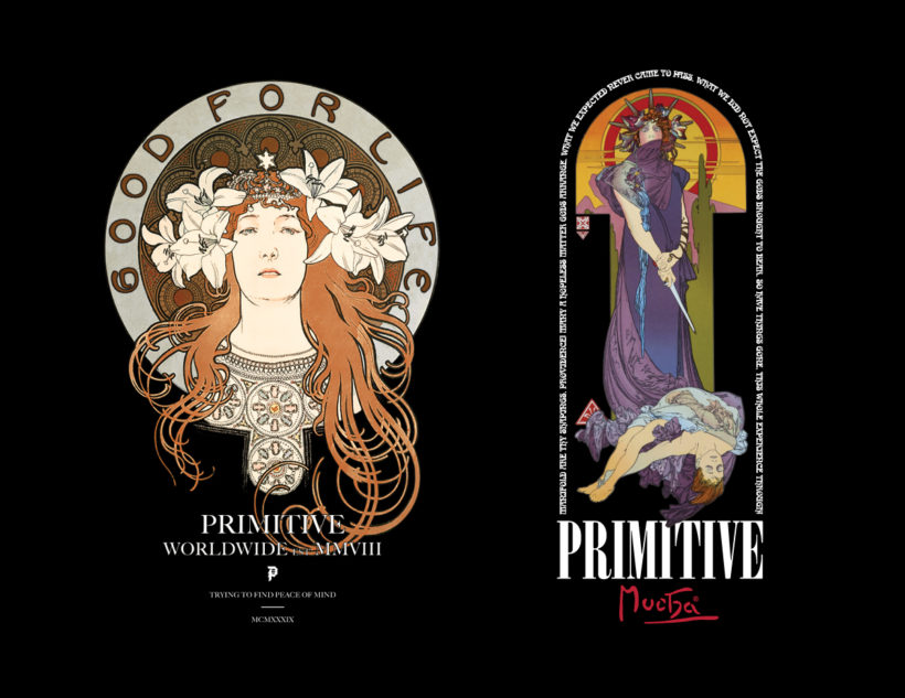 [LOOKBOOK] PRIMITIVE - TUPAC & ALPHONSE MUCHA COLLECTION | VHSMAG