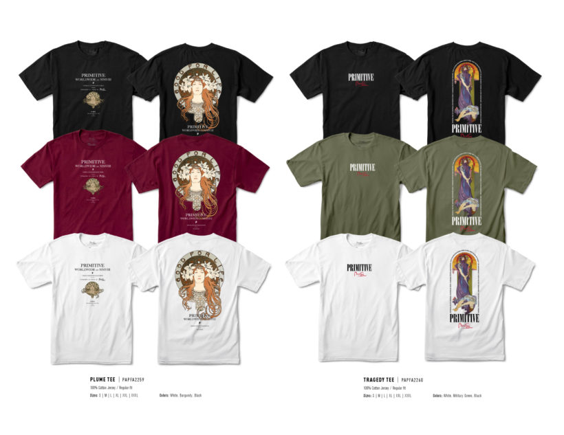 [LOOKBOOK] PRIMITIVE - TUPAC & ALPHONSE MUCHA COLLECTION | VHSMAG