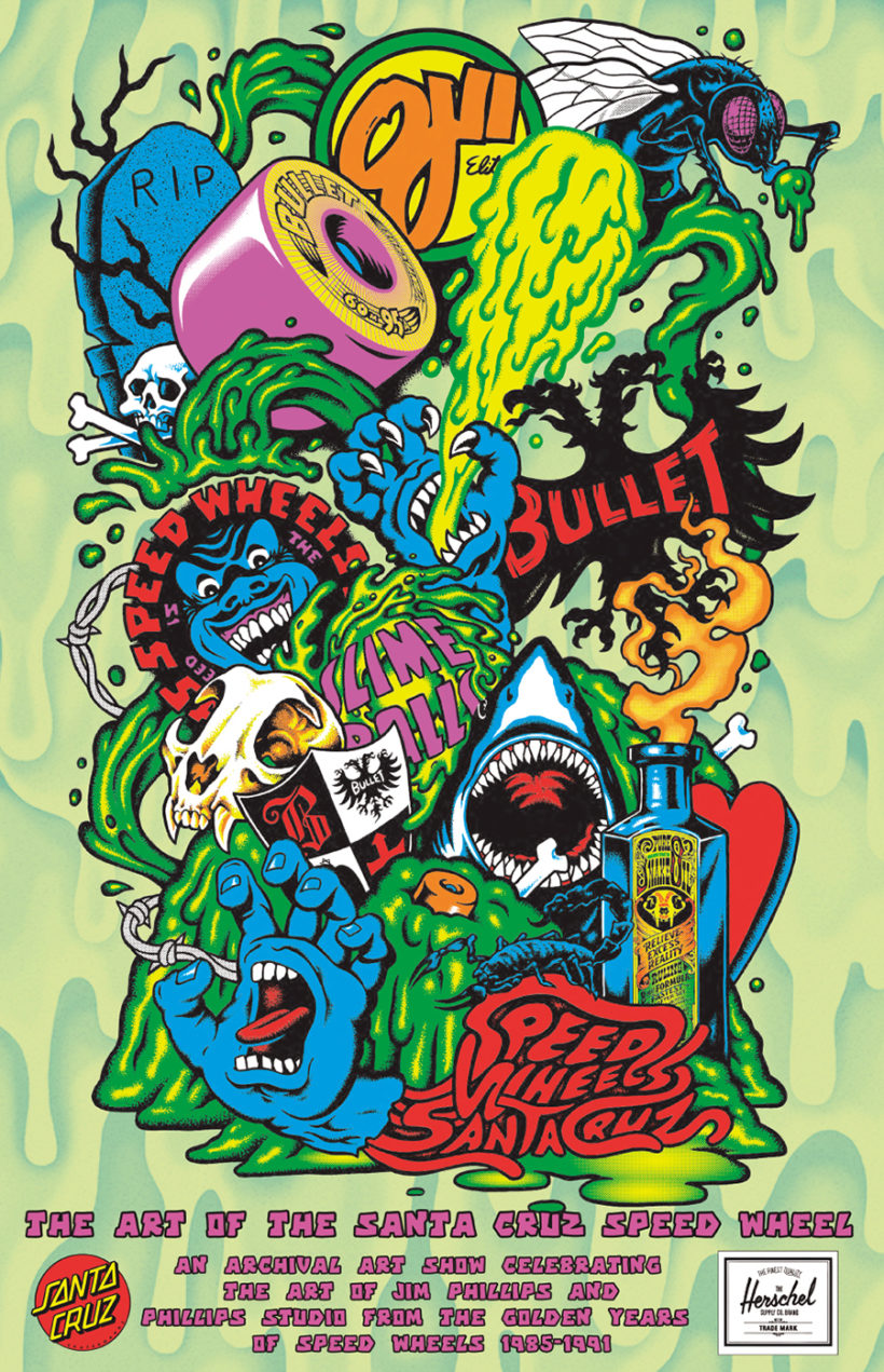 [INFO / EVENTS] THE ART OF THE SANTA CRUZ SPEED WHEEL ART SHOW | VHSMAG ...